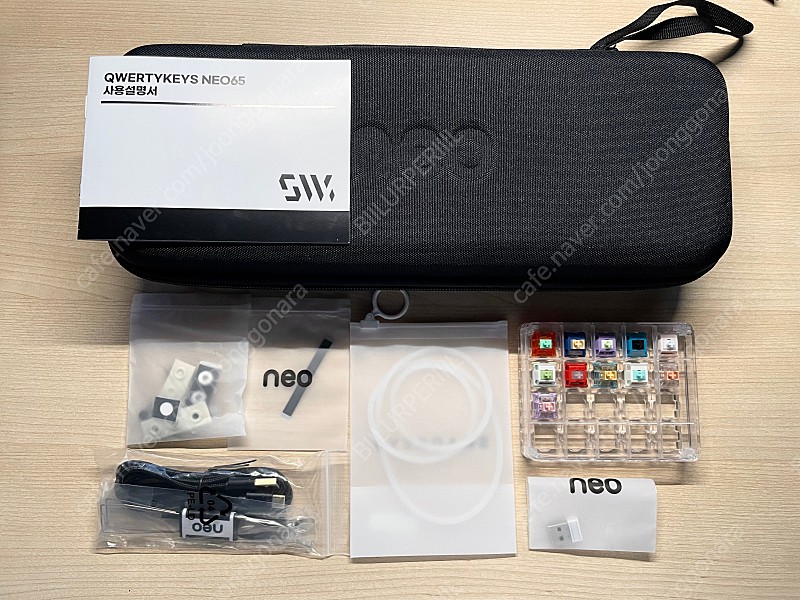 NEO65 옐로우 유무선 풀윤활 (Qwertykeys,... | 키보드/마우스/스피커 | 중고나라