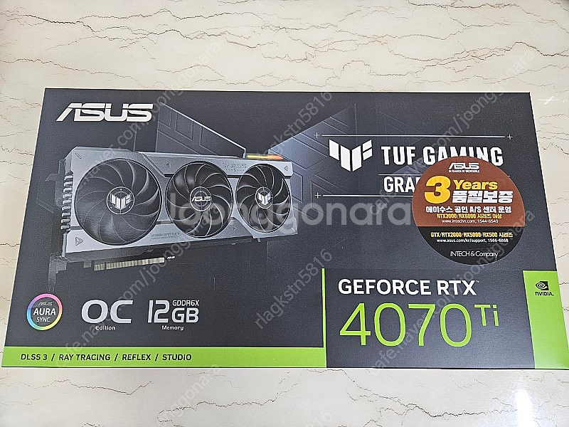 (시흥)아수스 TUF Gaming 지포스 RTX 407... | CPU/메인보드 | 중고나라