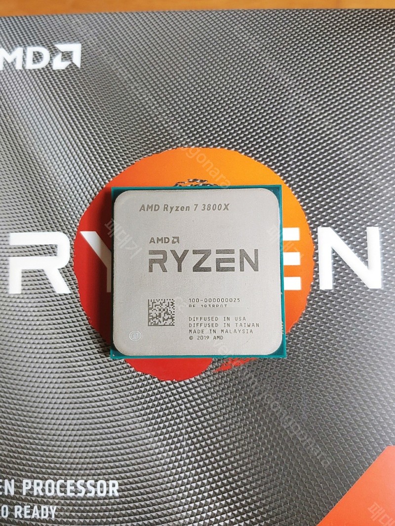 AMD 라이젠7 3800X CPU 단품 판매합니다 | CPU/메인보드 | 중고나라