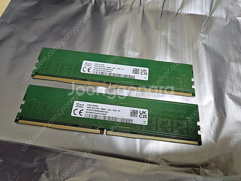 SK하이닉스 DDR5-5600 A다이 언락 16GBx2... | CPU/메인보드 | 중고나라