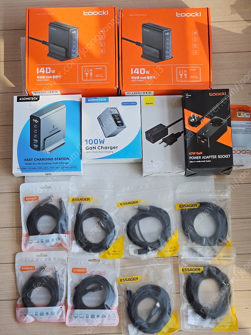 Toocki 140W 충전기,100W 충전기,Baseu... | 케이스/거치대/보호필름 | 중고나라