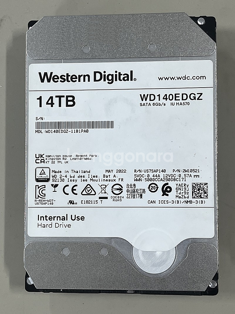WD 14테라 14TB 하드 디스크 HDD WD140E... | HDD/SSD/ODD | 중고나라