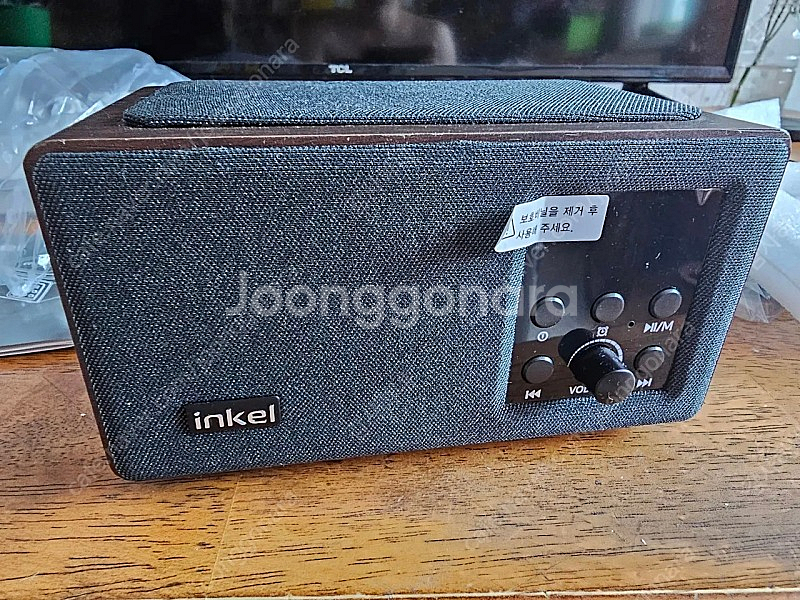 인켈 블루투스 스피커 시계 무선충전기 스피커 중고나라