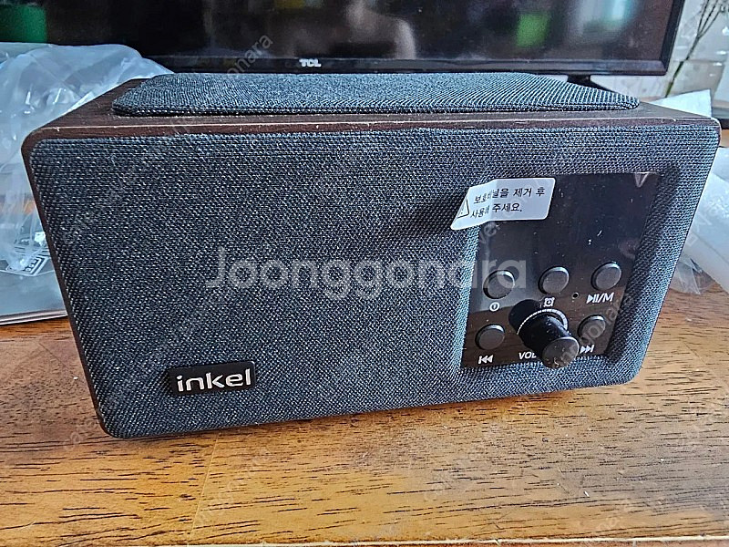 인켈 블루투스 스피커 시계 무선충전기 스피커 중고나라