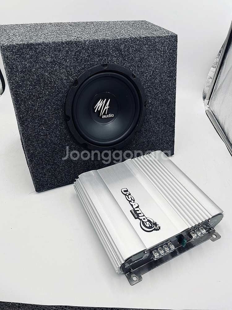MA-AUDIO 우퍼 / U.S AMP 2채널앰프 세트... | 카오디오/카시트 | 중고나라