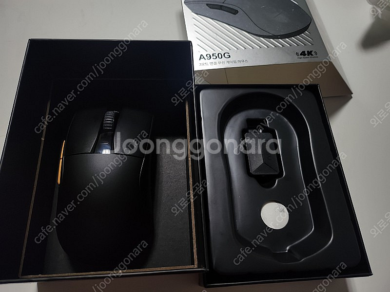 다얼유 A950g 4k 마우스 팝니다 키보드마우스스피커 중고나라