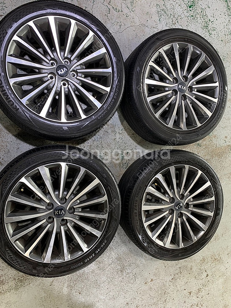 [판매] K7 18인치 중고휠세트 싸게팝니다 | 휠/타이어 | 중고나라