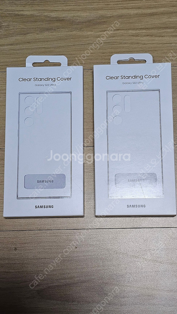 갤럭시 S22울트라 클리어 스탠딩 커버 Ef Js908 케이스거치대보호필름 중고나라