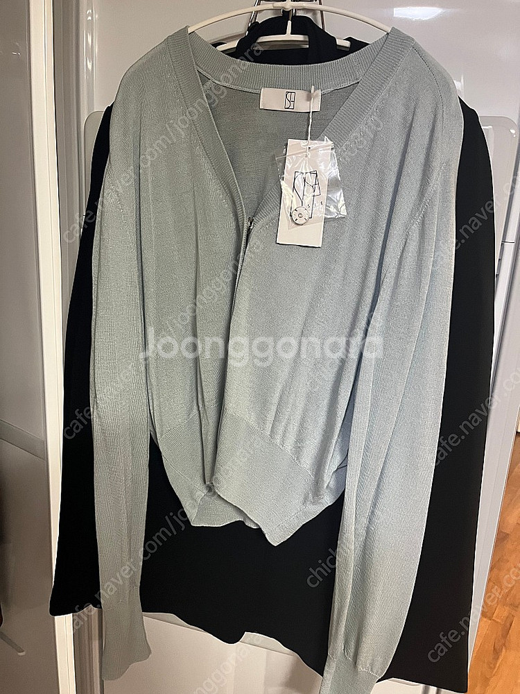 시에 sie 썸 미니 루즈 가디건 페일민트 22ss 썸... | 여성의류 | 중고나라