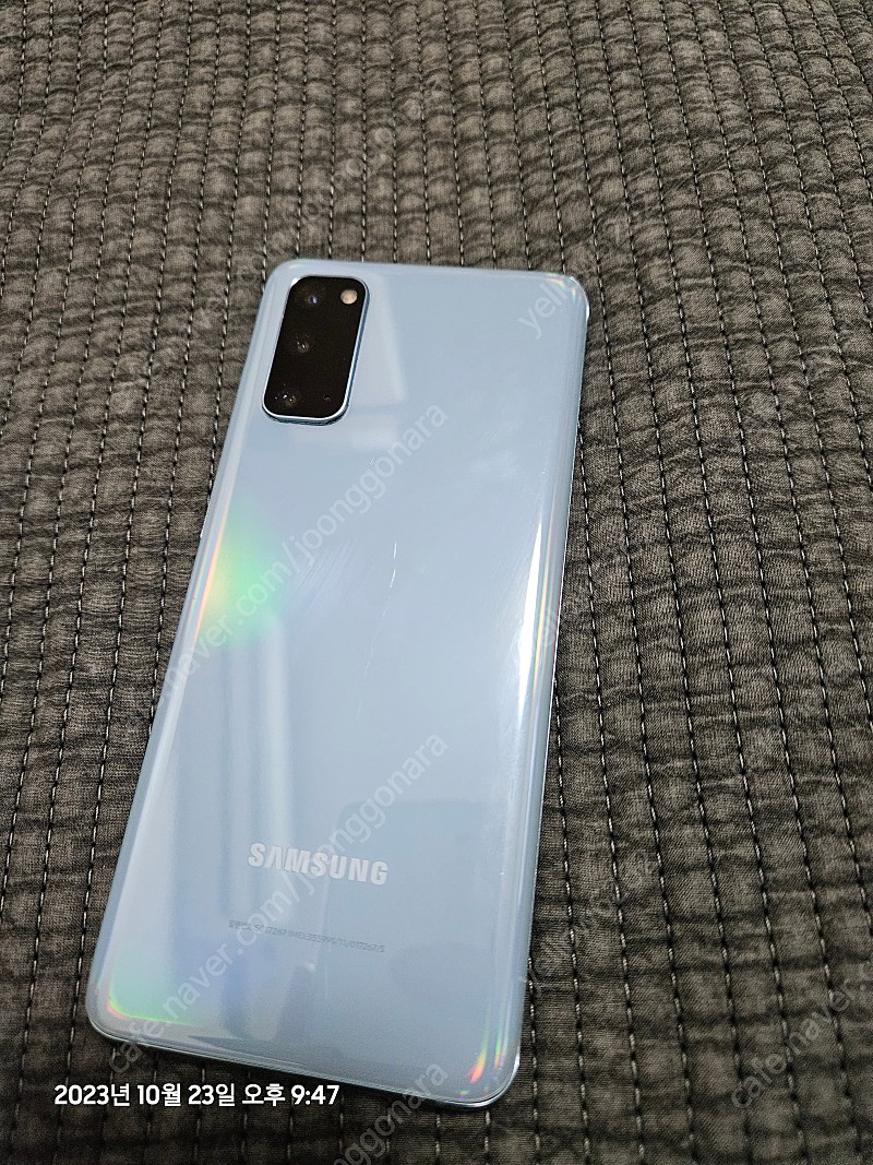 갤럭시 s20 128g 블루 판매합니다. | 스마트폰 | 중고나라