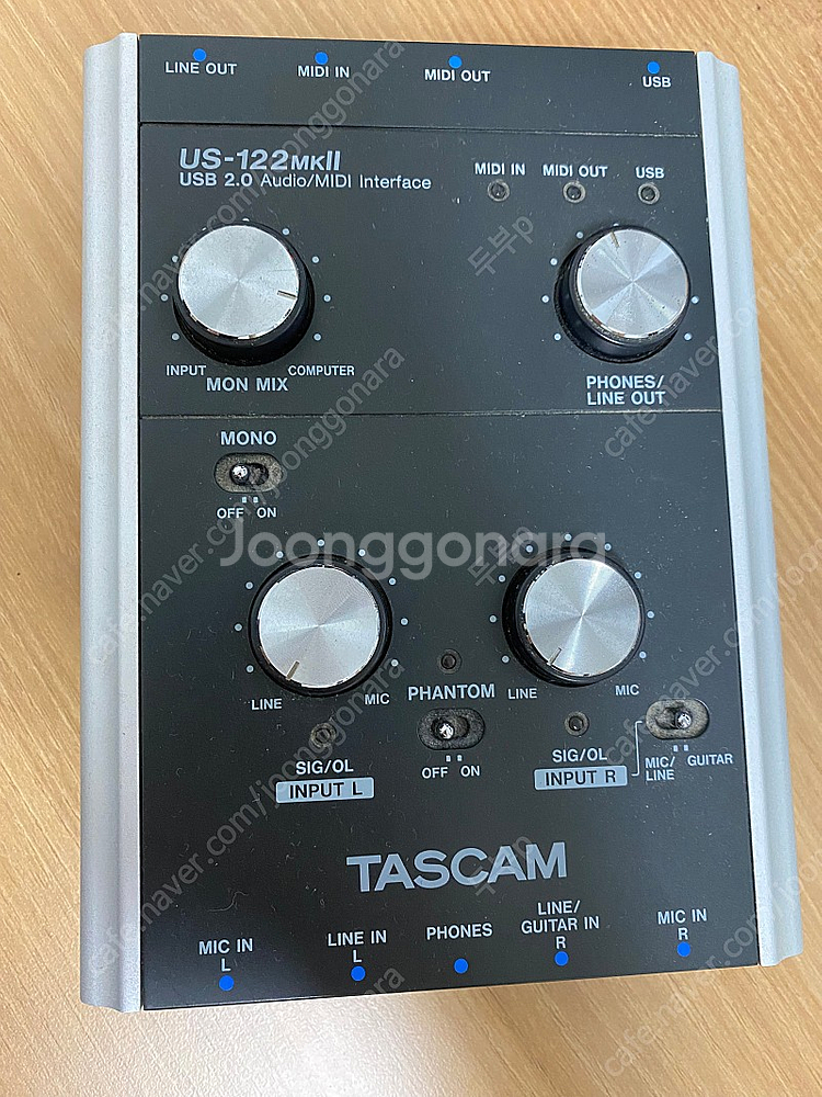 TASCOM us-122 mk2 오디오 인터페이스 팝니... | 오디오/홈시어터 | 중고나라