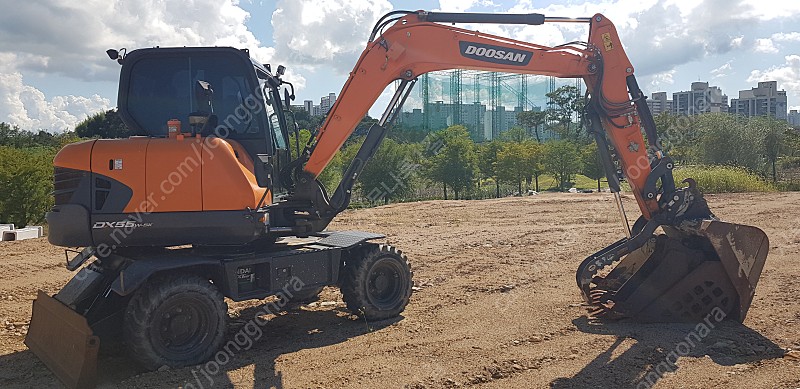 두산 중고 03W 굴삭기 DX55W-5K 2020년 2... | 농기계/농업용공구 | 중고나라