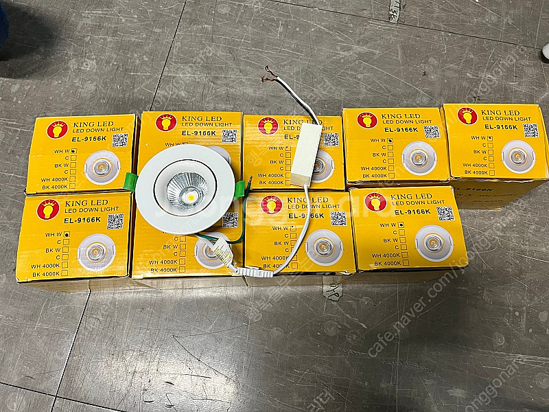매립식 LED 3인치 8W 주광색 9개 팝니다 | 주방가구 | 중고나라