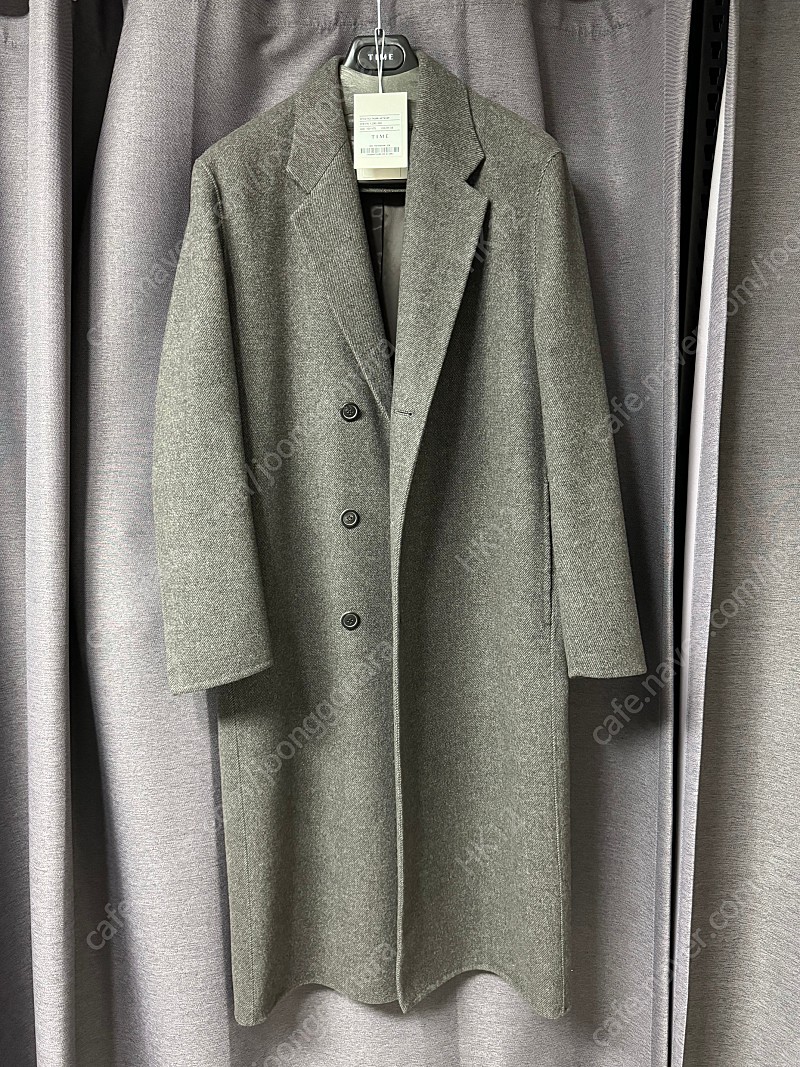 타임옴므 / 21FW 캐시미어 블렌드 싱글 코트 다크브... | 남성의류 | 중고나라