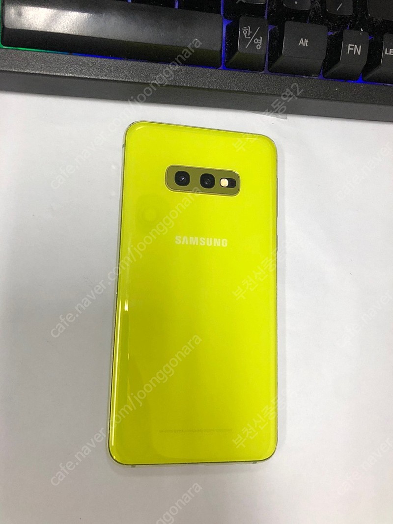 180885 KT 갤럭시S10E 라임 외관깔끔 128G... | 삼성 | 중고나라