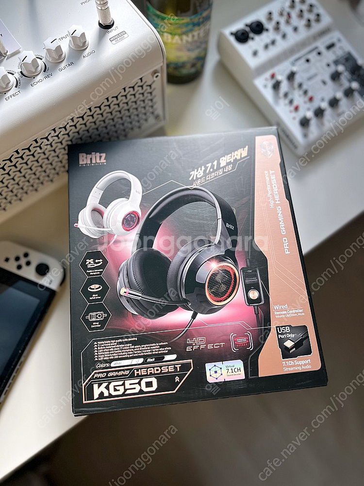 브리츠 RGB LED KG50 게이밍 헤드셋 (화이트,... | 중고나라 카페에서 운영하는 공식 사이트