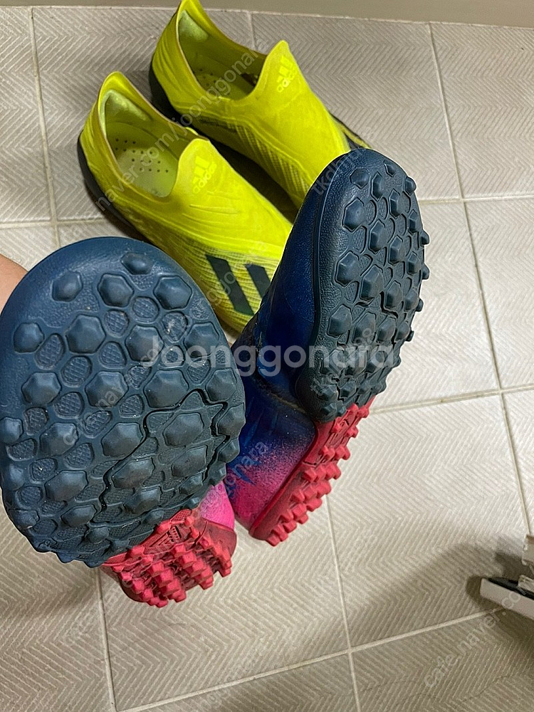 아디다스 퓨어카오스 265mm 축구화,풋살화 팝니다. | 축구의류/축구화 | 중고나라