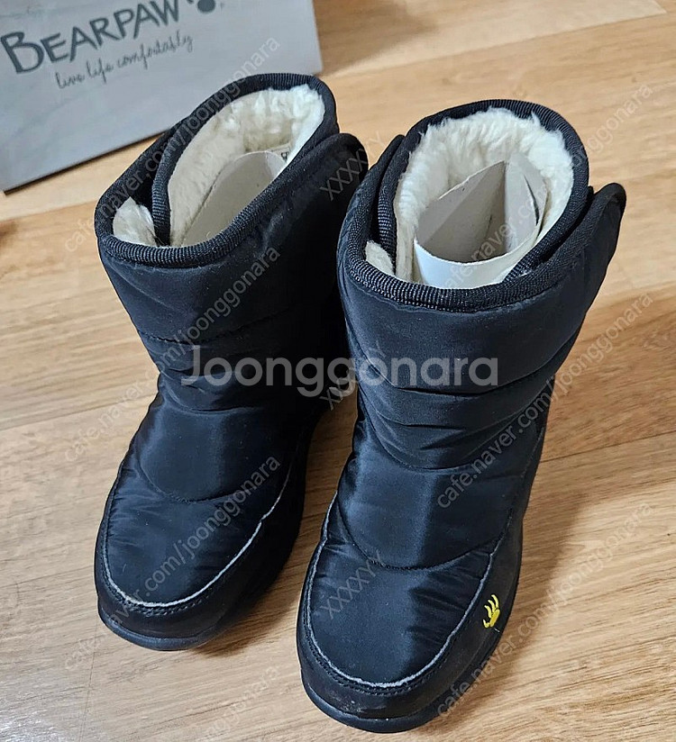 정품 베어파우 키즈 패딩 부츠 방한화 220 출산육아용품 중고나라