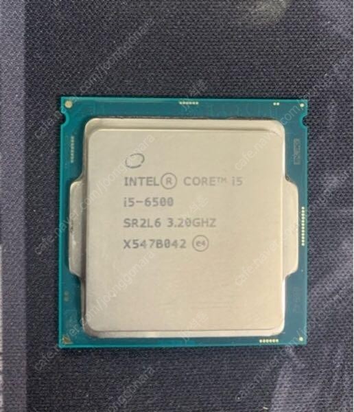 I5 6500 cpu 팝니다 | CPU/메인보드 | 중고나라