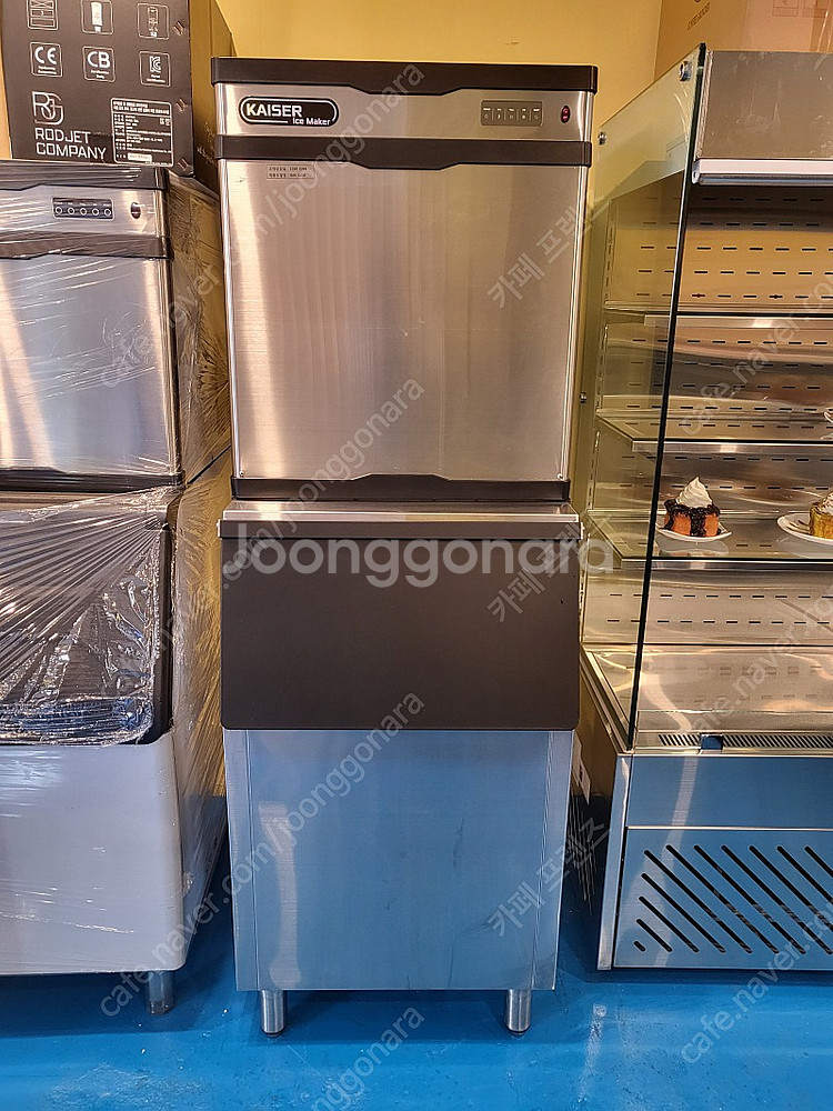 카페창업집기카이저슬림얼음 제빙기쇼케이스커피머신 냉장고 중고나라