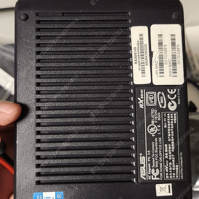 asus rx3041유선 공유기 팝니다 | 키보드/마우스/스피커 | 중고나라