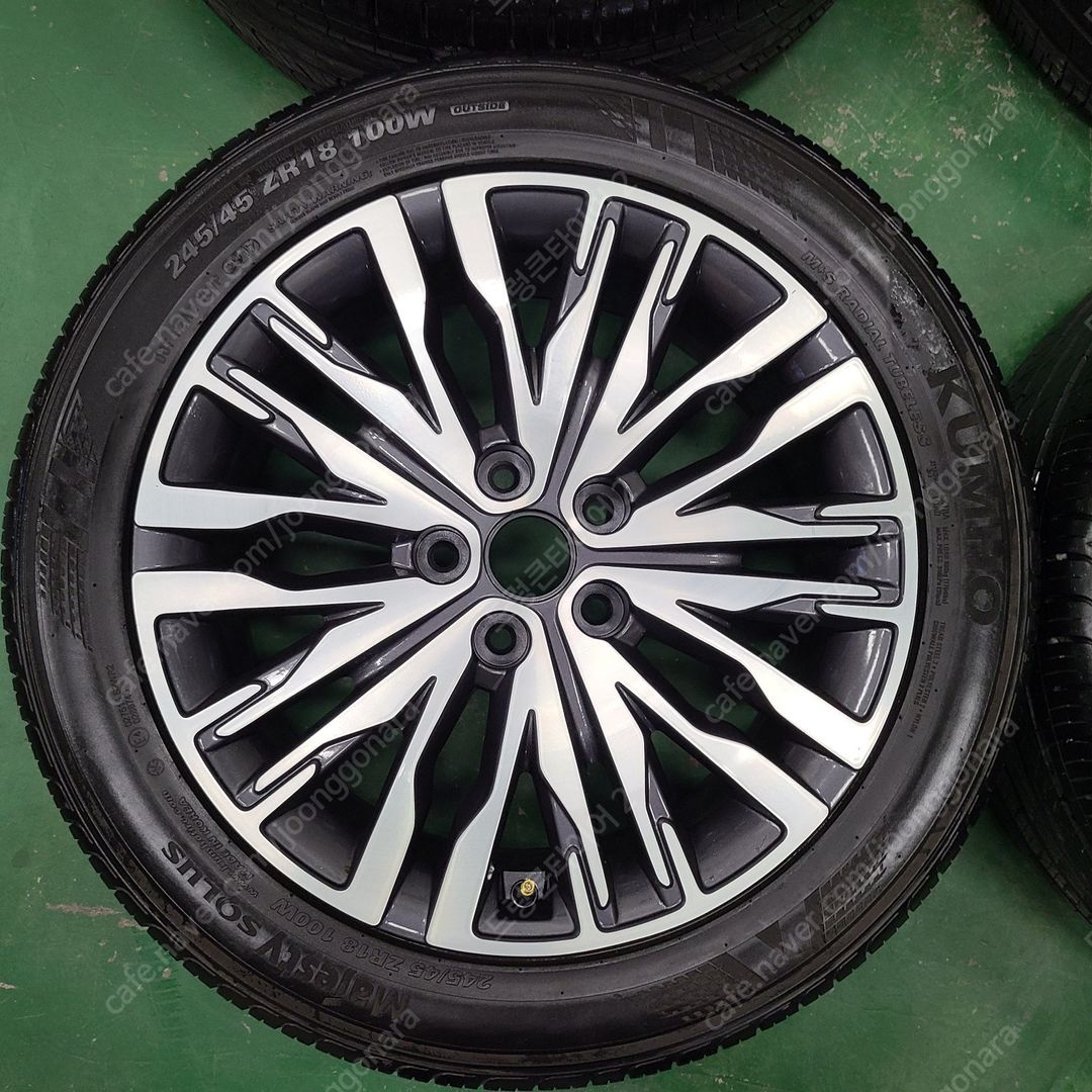 ♡K7프리미어 18인치 순정 휠 타이어 팝니다245 4... | 휠/타이어 | 중고나라