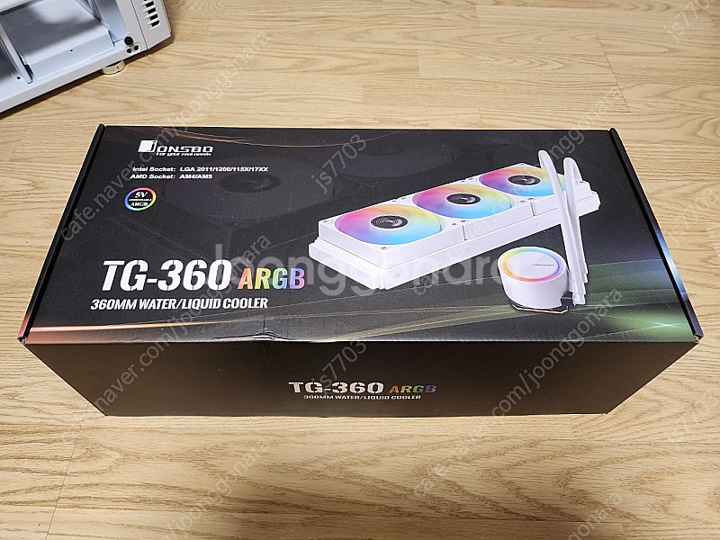존스보 TG-360 수냉쿨러 화이트 | CPU/메인보드 | 중고나라