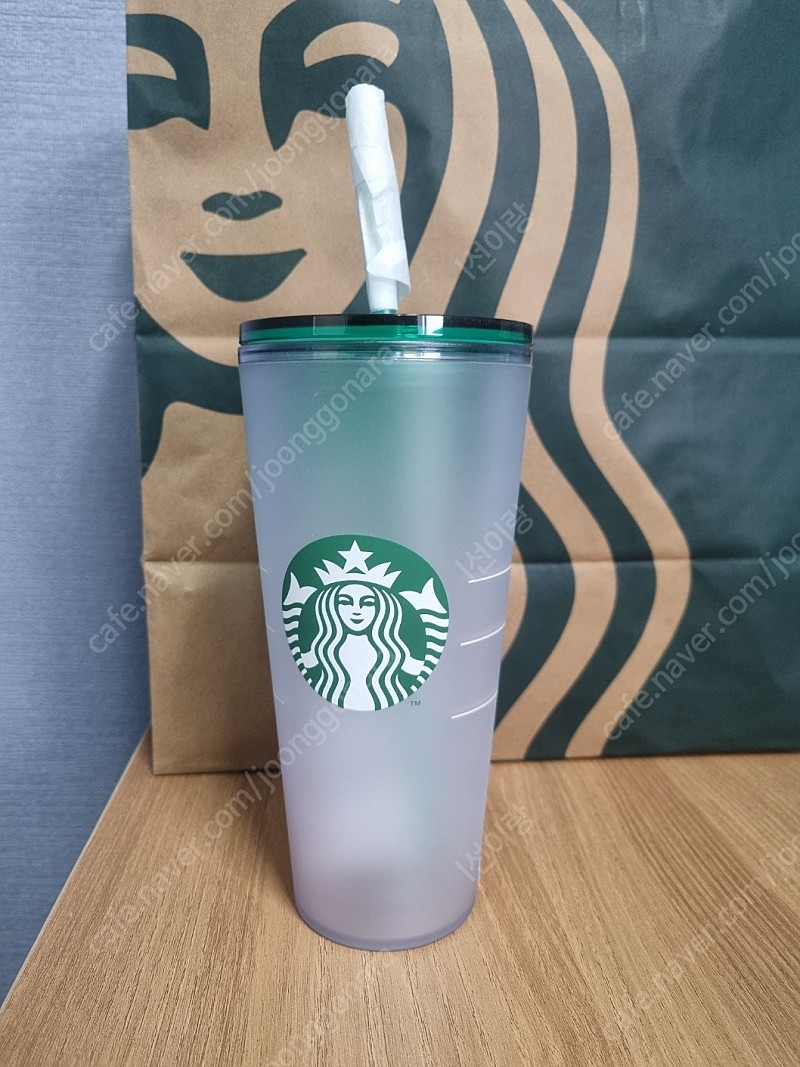 스타벅스 그린 그러데이션 사이렌 콜드컵 591ml-2 | 리빙/생활 | 중고나라