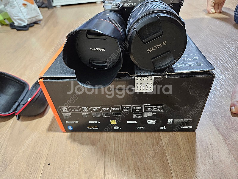 A7C 실버 + 24GM 렌즈 + 삼양75.8 + K&... | 미러리스 | 중고나라