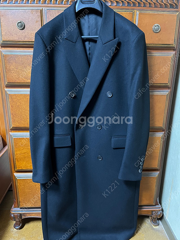 52 마마가리 컬렉션 무드 롱 더블코트 남성의류 중고나라