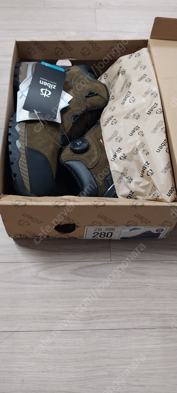 지벤 안전화 팝니다 ZB-206 280mm 택포 650... | 남성의류 | 중고나라