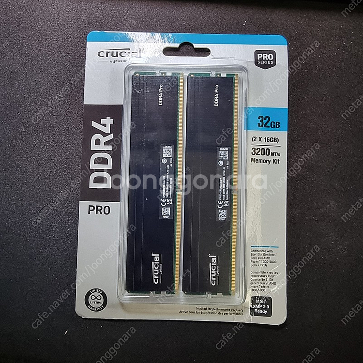 미개봉 DDR4 3200 [16G램 X2] 총 32G | CPU/메인보드 | 중고나라