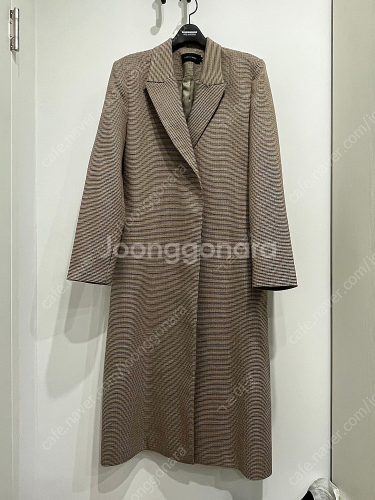 정품 로우 클래식 하운드투스 벨티드 코트 M 기타 수입명품 중고나라