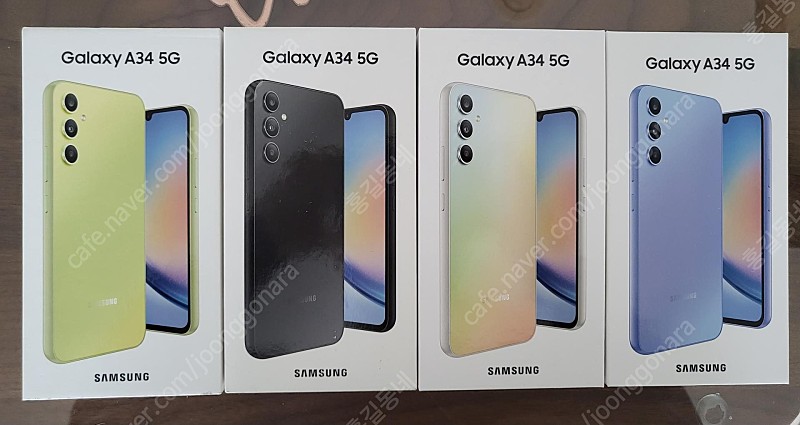 갤럭시A34 128G 미개봉 자급제 새제품 판매합니다. | 스마트폰 | 중고나라