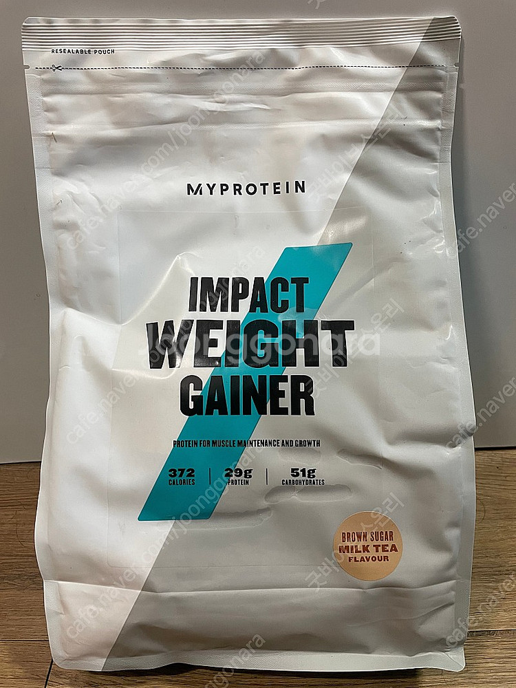 마이프로틴 임팩트 웨이트 게이너 흑당밀크티 5kg 헬스용품 중고나라