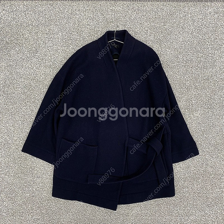 코스 오버핏 로브드 코트 한섬 랑방 마인 더캐시미어 여성의류 중고나라