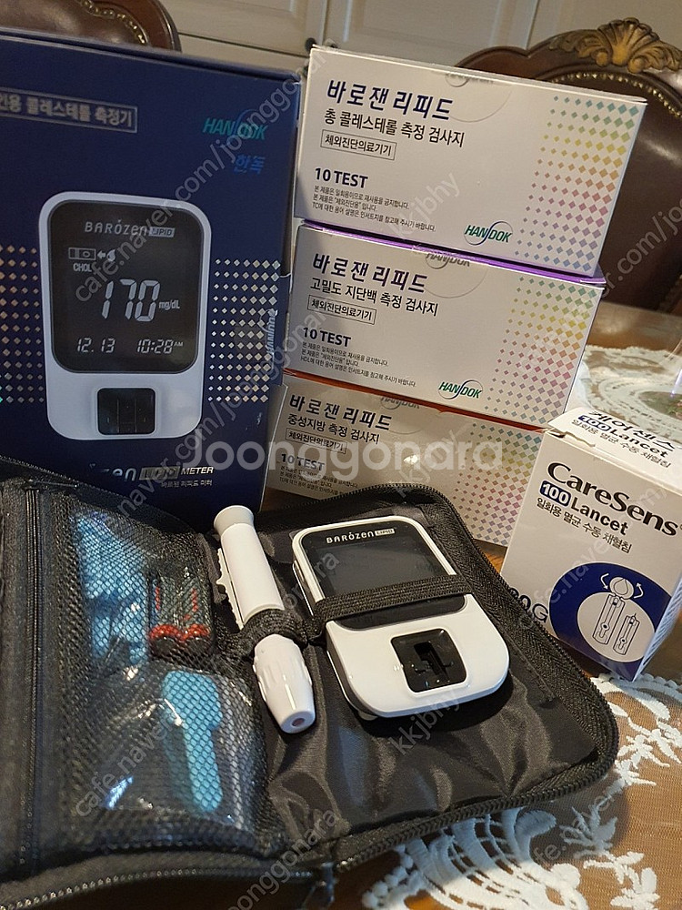 바로잰 콜레스테롤 측정기시험지3종hdltctg 면도기제모기이발기 중고나라