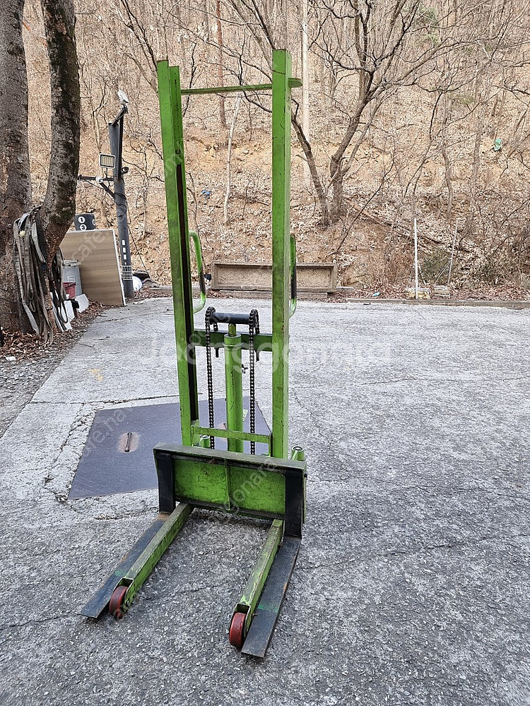 수동스태커 1톤 수동지게차 포크리프트 유압리프트 유압스... | 산업자재 | 중고나라