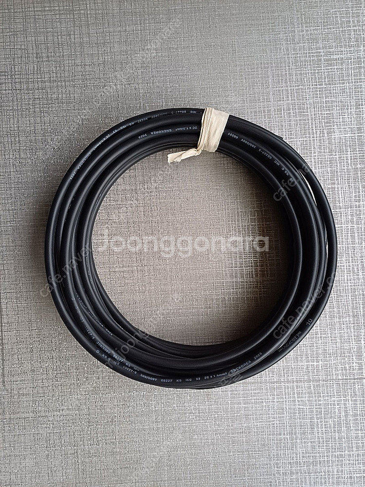 전선 VCTF 1.5SQ 2C 검정색 10m (KS규격... | 중고나라 카페에서 운영하는 공식 사이트