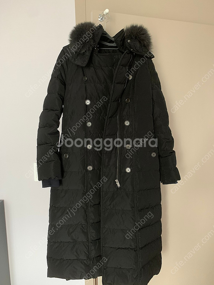 지컷 트렌치 구스다운 롱패딩 여성의류 중고나라