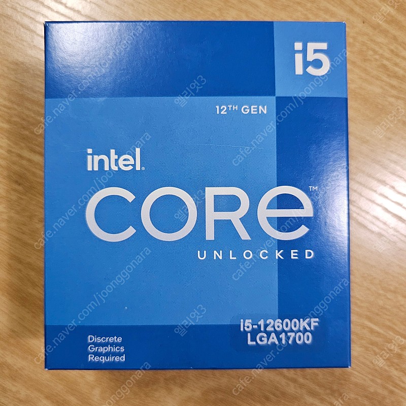 12600kf 새제품 판매 | CPU/메인보드 | 중고나라