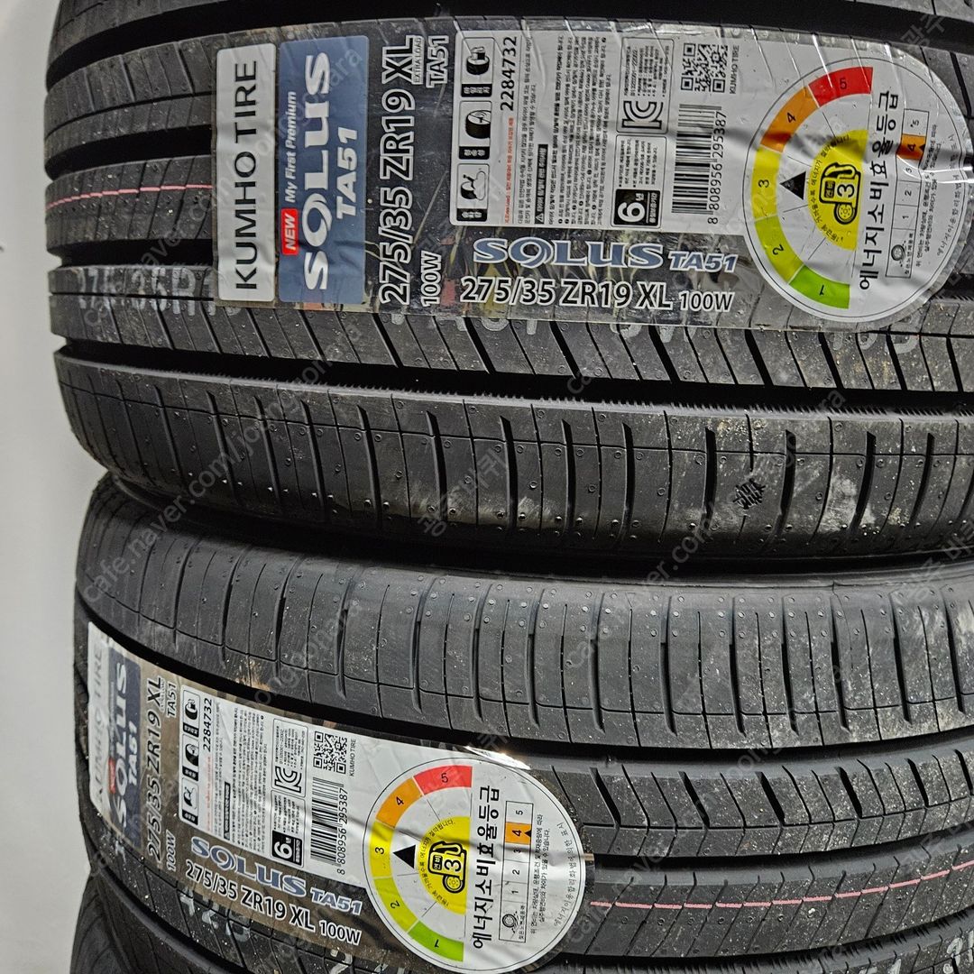 금호타이어 TA51 솔루스 245 40 19 / 275... | 휠/타이어 | 중고나라