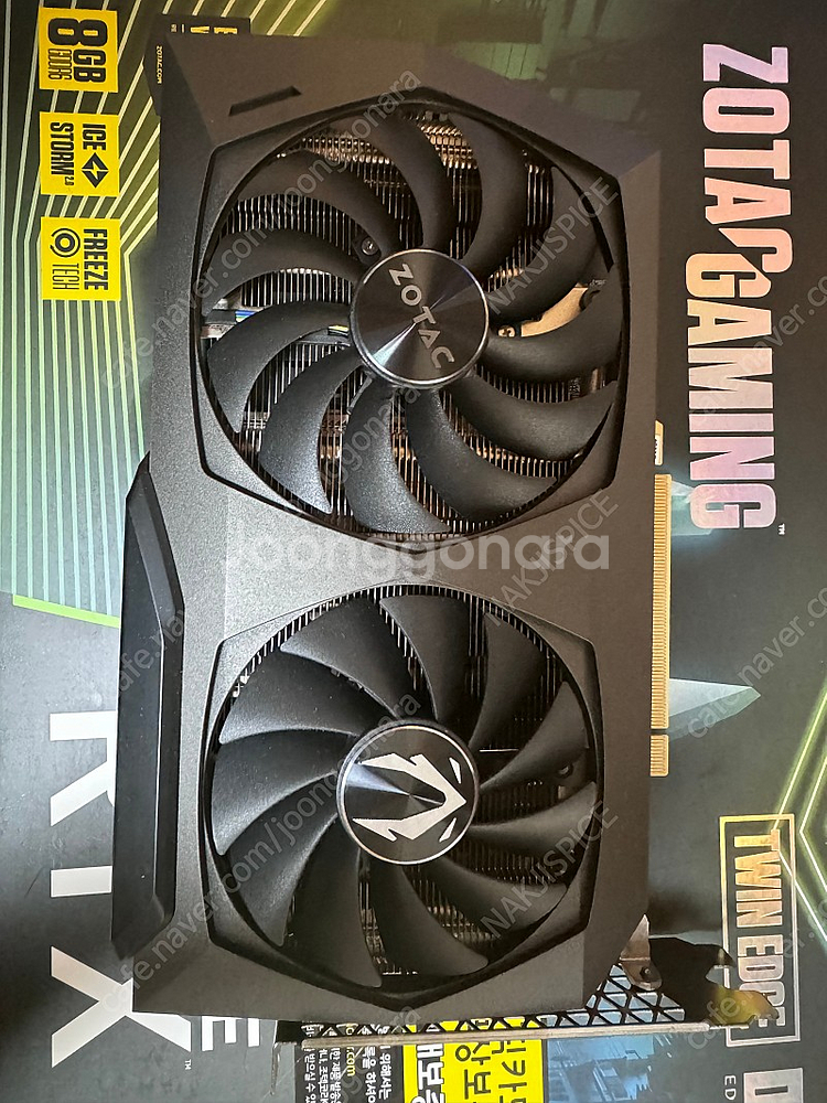 조택게이밍 ZOTAC RTX 3070 판매합니다 | CPU/메인보드 | 중고나라