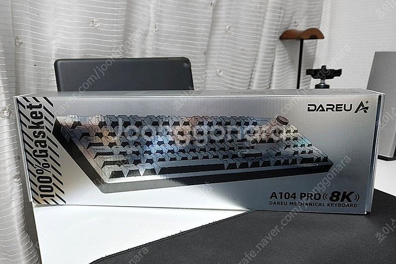 다얼유 A104 Pro 8k 기계식 키보드 아이스 블 키보드마우스스피커 중고나라