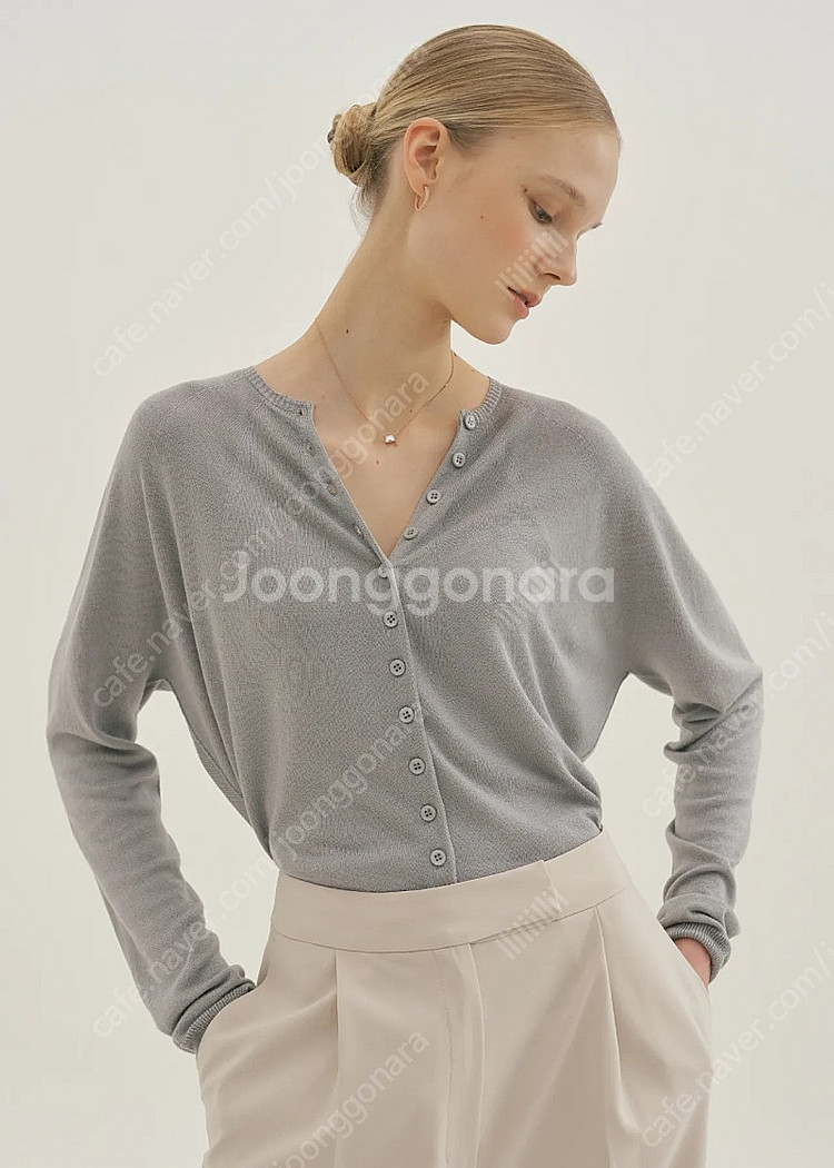 Sie 시에 소이 홀가먼트 가디건 콩 가디건 블루 여성의류 중고나라