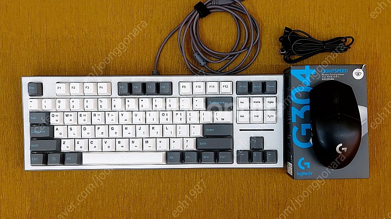 COX CK01 pbt 텐키리스 적축 키보드 , 로지텍... | 키보드/마우스/스피커 | 중고나라