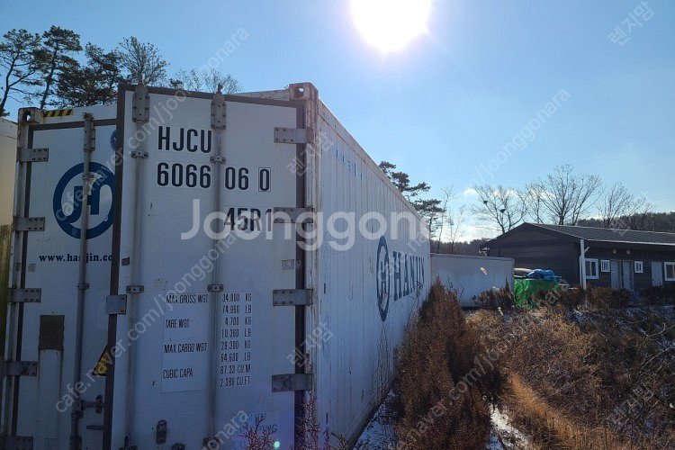 40피트 스텐레스 냉동컨테이너 하이큐빅 산업자재 중고나라