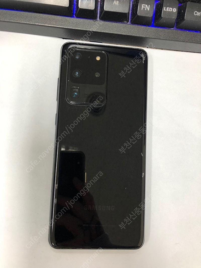 176027 SK 갤럭시S20울트라 5G 블랙 액정SS... | 삼성 | 중고나라