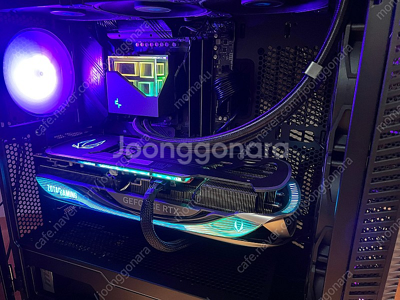 고사양 게이밍 컴퓨터 7800x3d 4080 데스크탑본체 중고나라