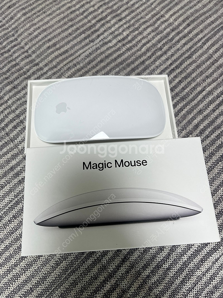 애플 매직마우스2 화이트 풀박스 A1657 60,000... | 키보드/마우스/스피커 | 중고나라